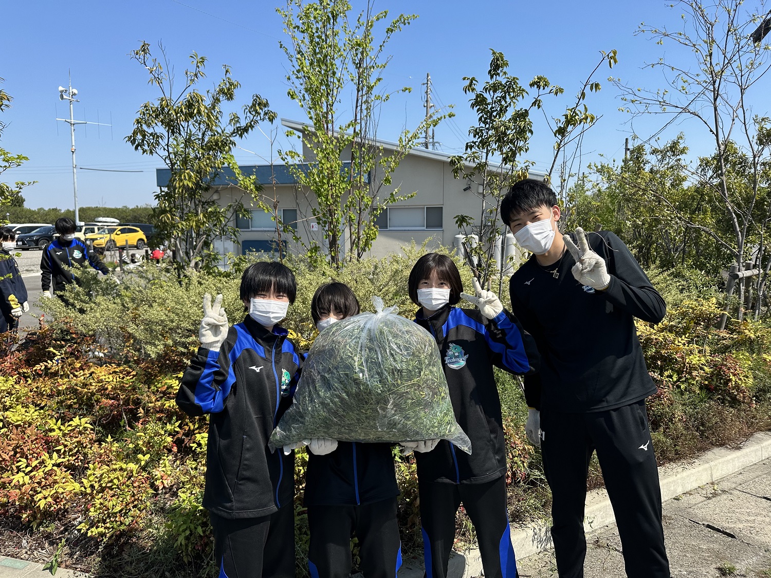 碧南緑地ビーチコートで草刈り・清掃活動実施丨ニュース | アイシン辰栄 コーポレートサイト